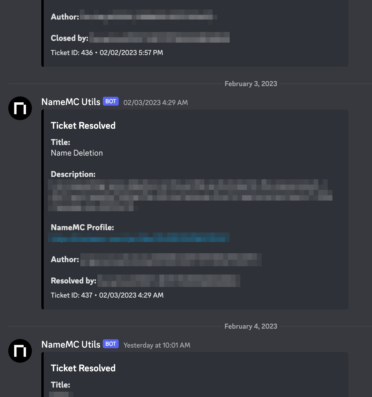 NameMC Utils Discord Bot